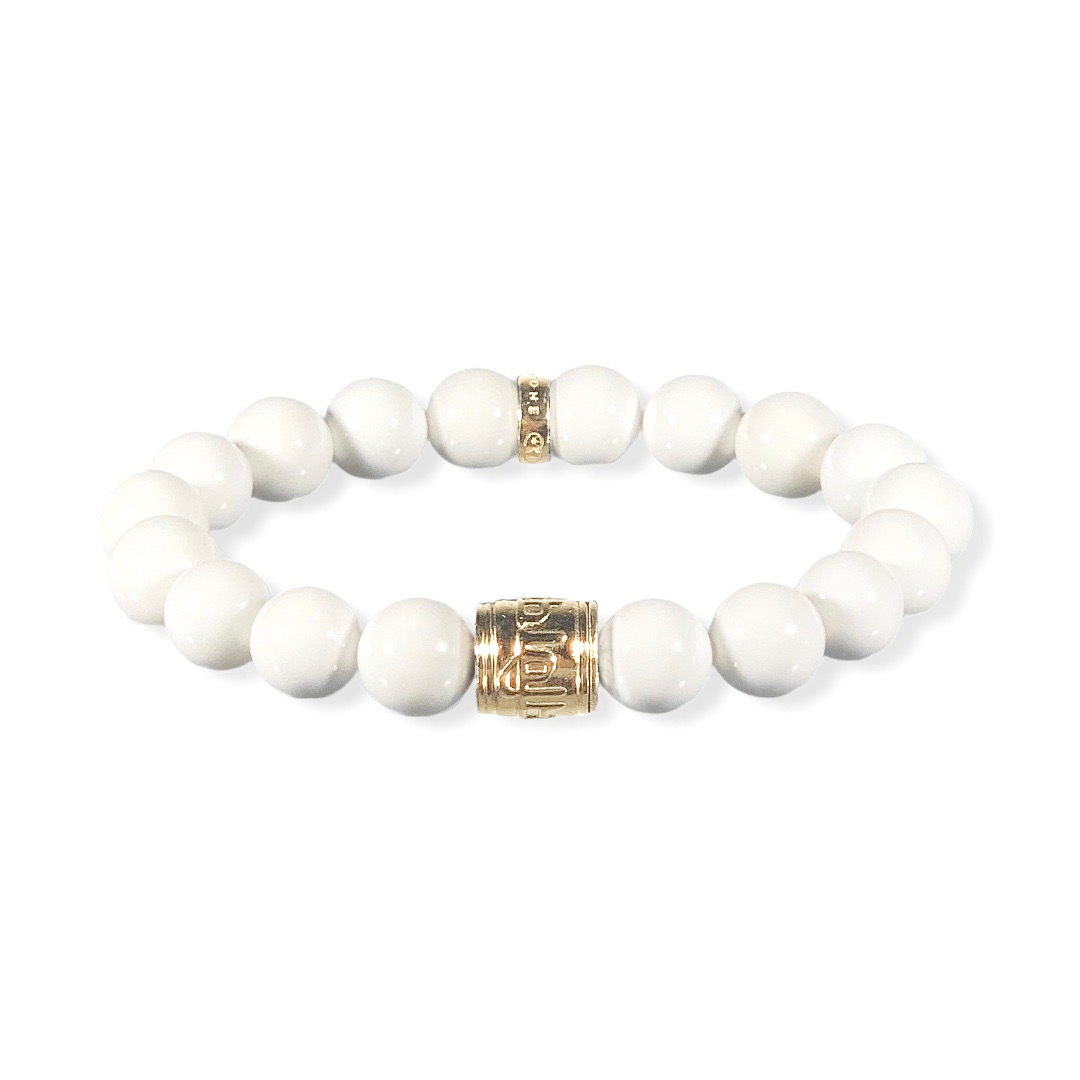 Tridacna Shell - Gemstone bracelet – My Guru Stone